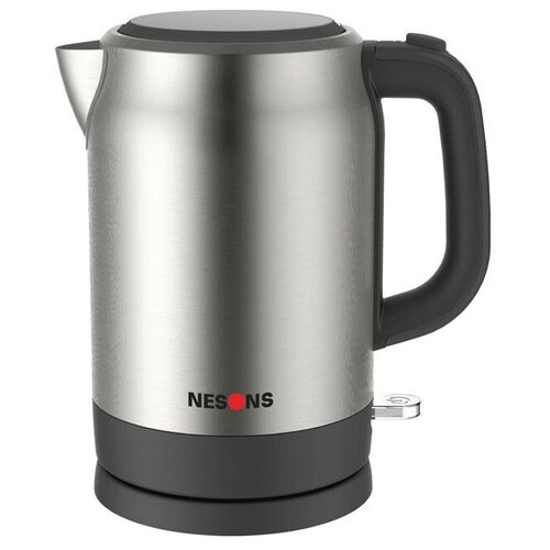 Чайник NESONS NS-EK202, черный/серебристый