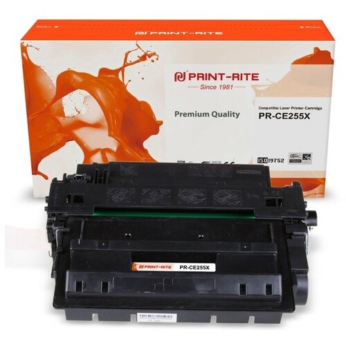 Тонер-картридж Print-Rite TFHAPHBPU1J CE255X черный (12500стр.) для HP LJ P3015