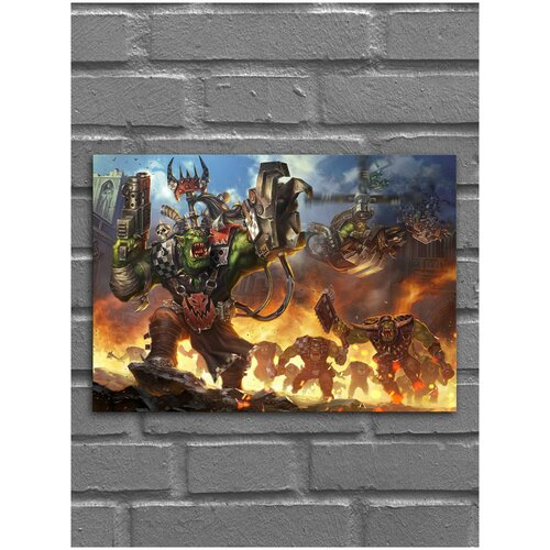 Постер Вархаммер 40к: Орки (Warhammer)