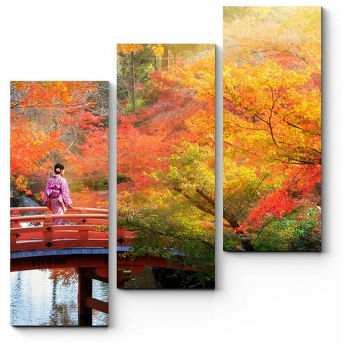 Модульная картина Сны о Японии, Киото 120x128