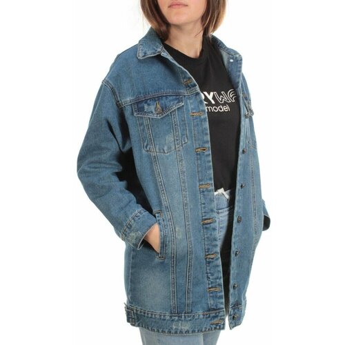 Джинсовая куртка , размер XL, синий