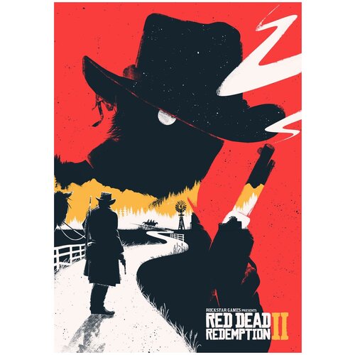 Постер / Плакат / Картина Red Dead Redemption. Ранчо 40х50 см в подарочном тубусе