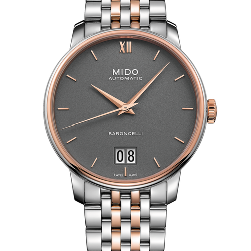 Наручные часы Mido Baroncelli, серебряный, серый