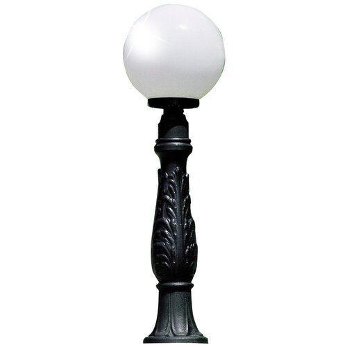 Fumagalli Уличный светильник Globe 300 G30.162.000.AYE27, E27, 75 Вт, цвет арматуры: черный, цвет плафона белый
