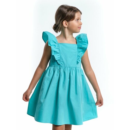 Платье Mini Maxi, размер 122, бирюзовый