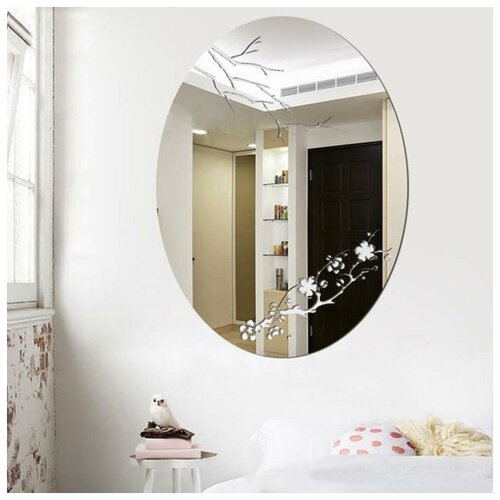 TAKE IT EASY Зеркало настенное, наклейки интерьерные, зеркальные, декор на стену, панно 36.5 х 27 см