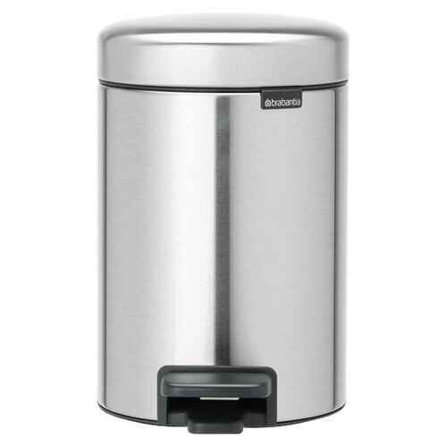 Ведро Brabantia NewIcon с пластиковым ведром, 3 л matt steel fingerprint proof 26.4 см 16.8 см 23.5 см 3 л круглая 16.8 см