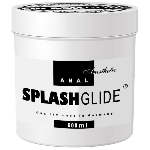 Гель-смазка  Splash Glide Anal anesthetic, 700 г, 600 мл, 1 шт.
