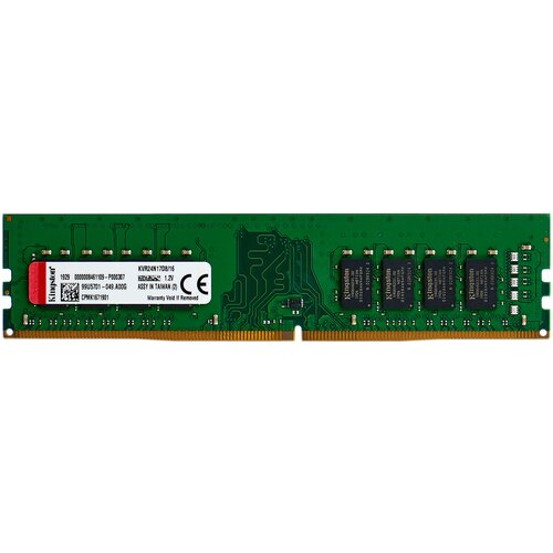Оперативная память Kingston ValueRAM 16 ГБ DDR4 2400 МГц DIMM CL17 KVR24N17D8/16