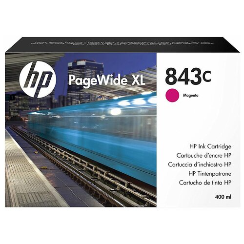 Картридж HP C1Q67A, 400 стр, пурпурный