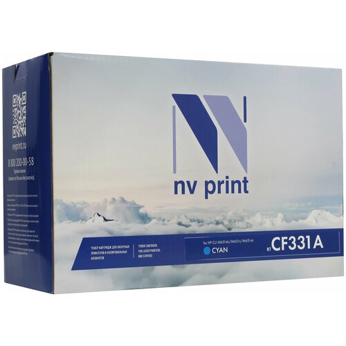 Картридж NV Print CF331A для HP, 15000 стр, голубой
