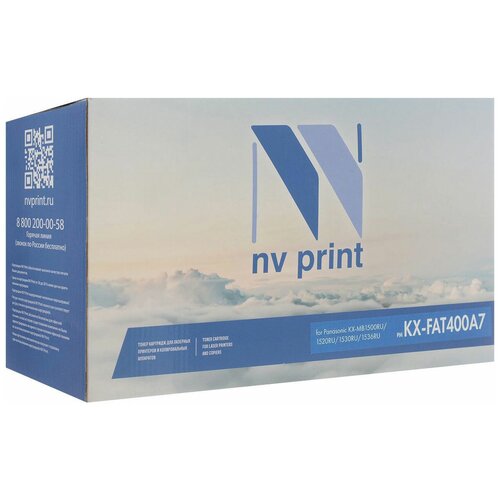 Картридж NV Print KX-FAT400A7 для Panasonic, 1800 стр, черный
