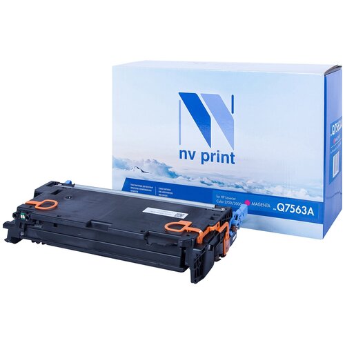 Картридж NV Print Q7563A для HP, 3500 стр, пурпурный