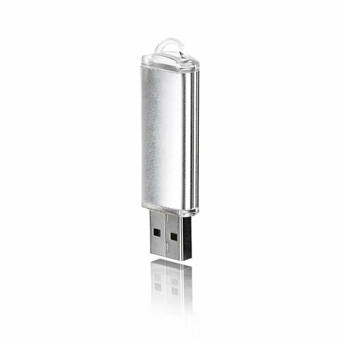 Флешка Simple, 32 ГБ, серебряная, USB 2.0, арт. F23