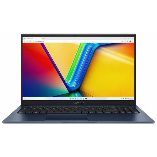 Ноутбук Asus VivoBook 15 X1504VA-BQ281 15.6"(1920x1080) Intel Core i3 1315U(1.2Ghz)/8GB SSD 512GB/ /No OS/90NB10J1-M00BL0