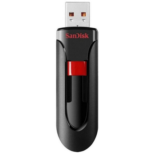 Флеш-память SanDisk Cruzer Glide, 128Gb, USB 2.0, чер, SDCZ60-128G-B35