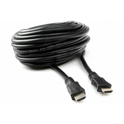Cablexpert Кабель HDMI 20м v2.0 19M/19M серия Light черный позол. разъемы экран пакет CC-HDMI4L-20M