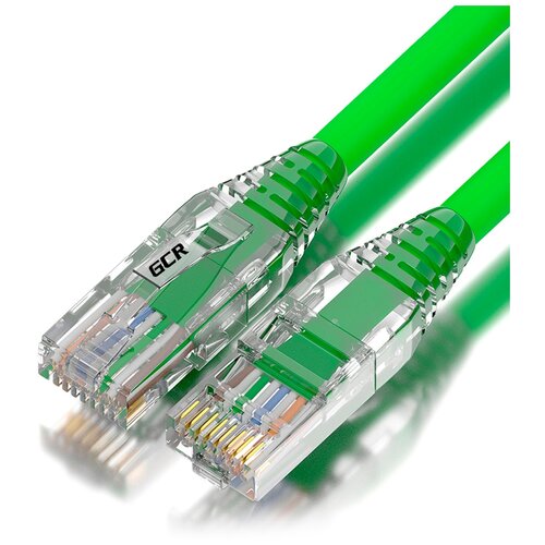 Кабель GCR LSZH UTP CAT5e RJ-45 - RJ-45 (GCR-LSZH53), 0.5 м, зеленый