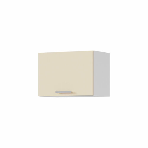 Кухонный модуль навесной, Ксения, ШВГ 500 Белый / Ваниль глянец