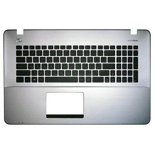 Топкейс + Клавиатура для ноутбука Asus X751, X751LB, X751LJ, X751MA, X751L, X751LD, X751LAV, X751M ч
