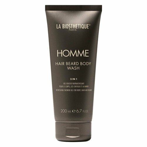 LA BIOSTHETIQUE Гель для тела, волос и бороды Homme Hair Beard Body Wash (200 мл)