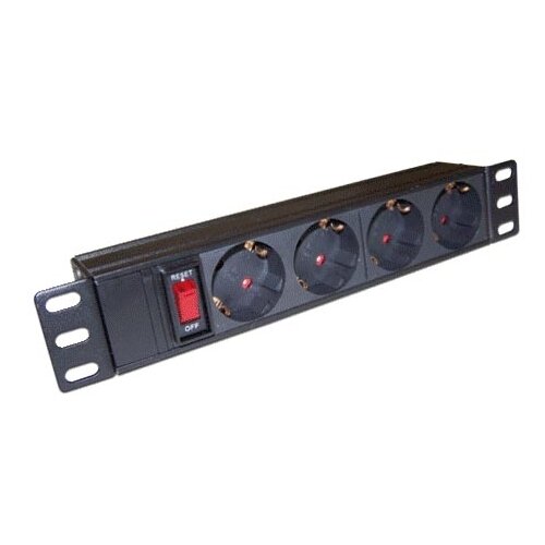 Блок розеток TWT PDU10-10A4P черный