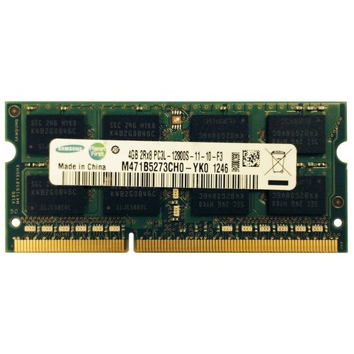 Оперативная память Samsung Basic 4 ГБ DDR3L 1600 МГц SODIMM CL11 M471B5273CH0-YK0
