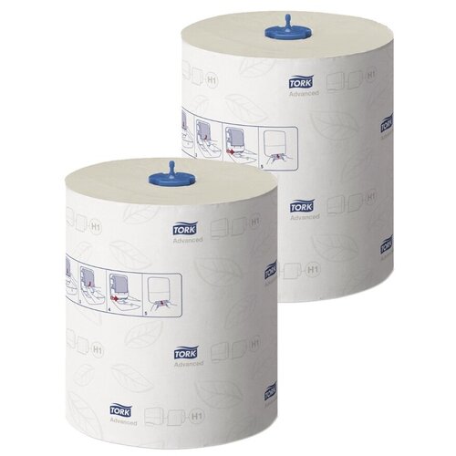 Полотенца бумажные TORK Matic advanced 120067 2 рул. 750 лист., белый, без запаха 21 х 25 см