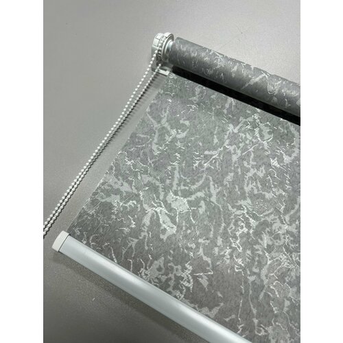 Рулонные шторы, Шёлк серый, 60x170 см