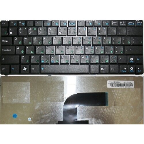 Клавиатура для ноутбука Asus Eee PC 1101, 1101H, 1101HA, 1101HAB, 1101HAG, N10, N10A, N10C, N10E, N1