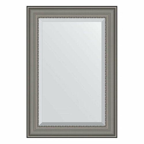 Зеркало настенное с фацетом EVOFORM в багетной раме хамелеон, 66х96 см, для гостиной, прихожей, кабинета, спальни и ванной комнаты, BY 1275