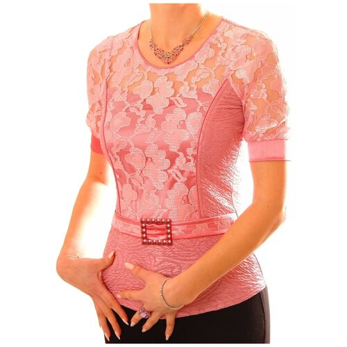 Блуза  TheDistinctive, размер L, розовый