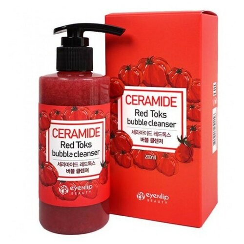 Eyenlip пенка для умывания Ceramide Red Toks Bubble Cleanser, 200 мл