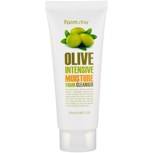Farmstay пенка Olive Intensive Moisture Foam Cleans, 100 мл