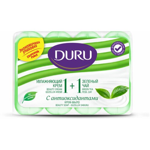 Крем мыло Duru зеленый чай, 4x80 г
