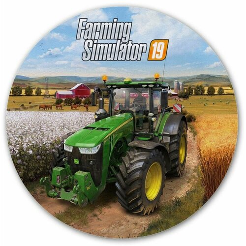 Коврик для мышки круглый Farming Simulator 19