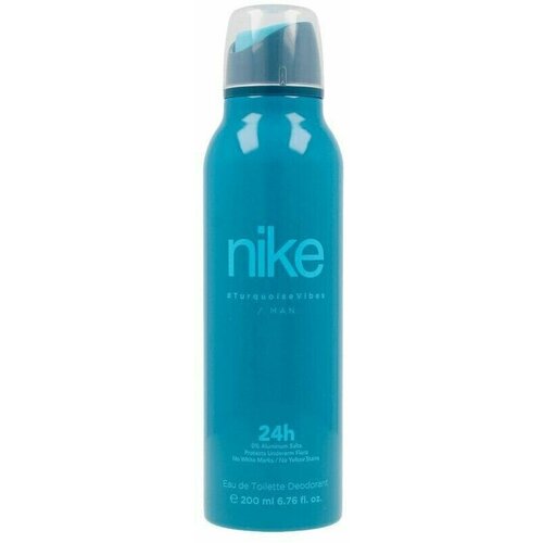 Дезодорант-спрей мужской парфюмированный NIKE Turquoise Vibes 24H 200 мл (из Финляндии)