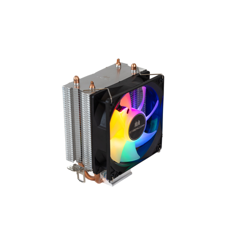 Кулер для процессора CyberComp M200 95W 3pin 2pipes Rainbow light fan