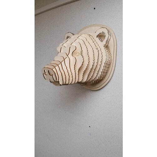 Панно настенное Голова Медведя Трофей 32х24х31см панно декоративное на стену