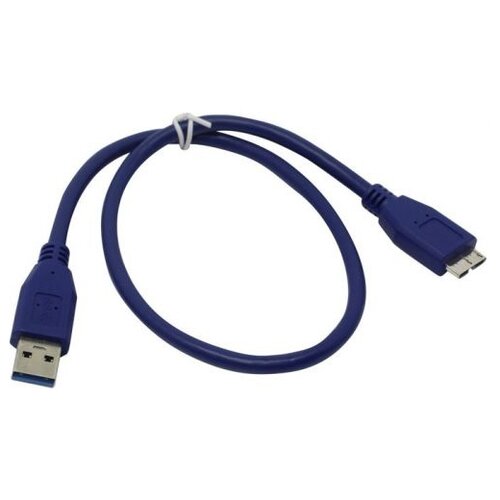 Кабель ExeGate USB - microUSB (EX284935RUS), 0.5 м, синий