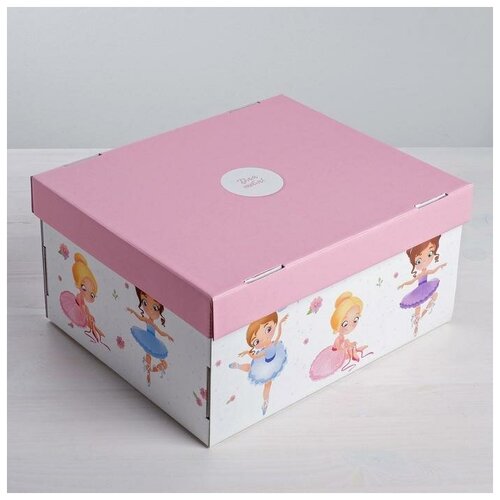 Складная коробка «Милой девочке», 31 х 25,5 х 16 см
