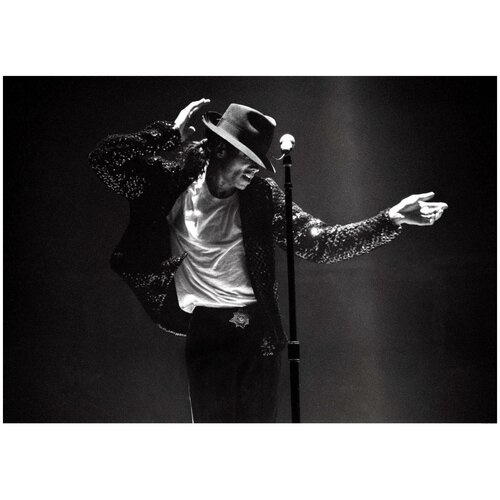 Постер / Плакат / Картина Майкл Джексон - На сцене 50х70 см в подарочном тубусе