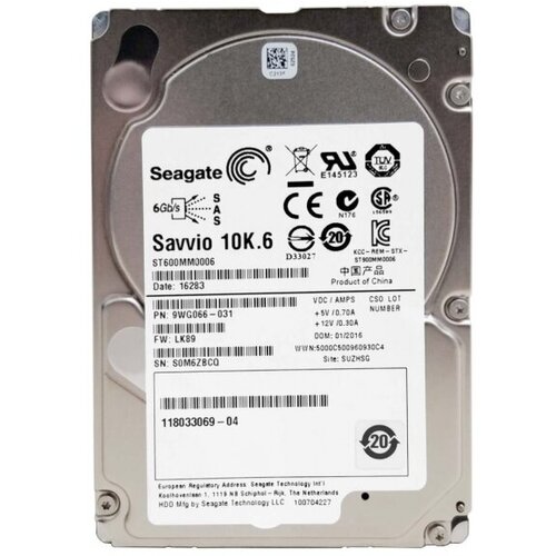 Жесткий диск Seagate 9WG066-003 600Gb SAS 2,5" HDD