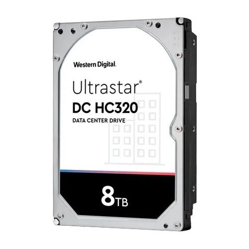 Жесткий диск WD SAS 3.0 8Tb 0B36400 HUS728T8TAL5204 Ultrastar DC HC320 (7200rpm) 256Mb 3.5"