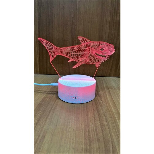 3D Светильник " Акула " №63