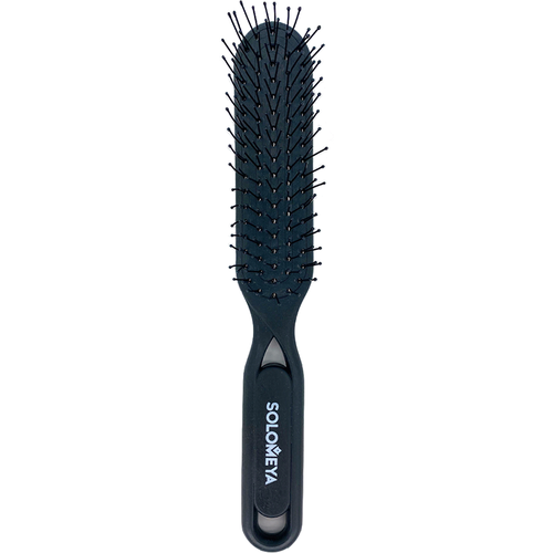 Расческа для распутывания волос, черная / Detangler Hairbrush for Wet & Dry Hair Black Aesthetic