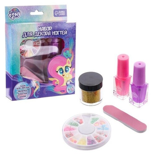 Hasbro Набор для дектор ногтей "Флаттершай", My Little Pony