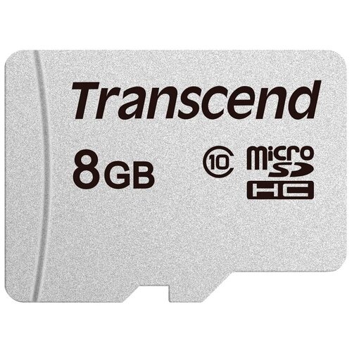 Карта памяти Transcend microSDHC 8 ГБ Class 10, UHS-I U1, R/W 20/10 МБ/с, 1 шт.