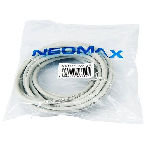 Патч-корд Neomax NM13601-050, 5 м, серый