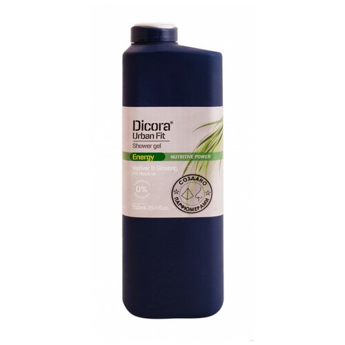 Гель для душа Dicora Vetiver & ginseng, 750 мл